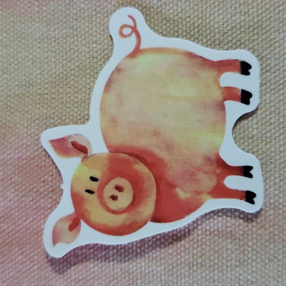 Office | B Pig Sticker Piglet Puerco Swine Chancho | Poshmark